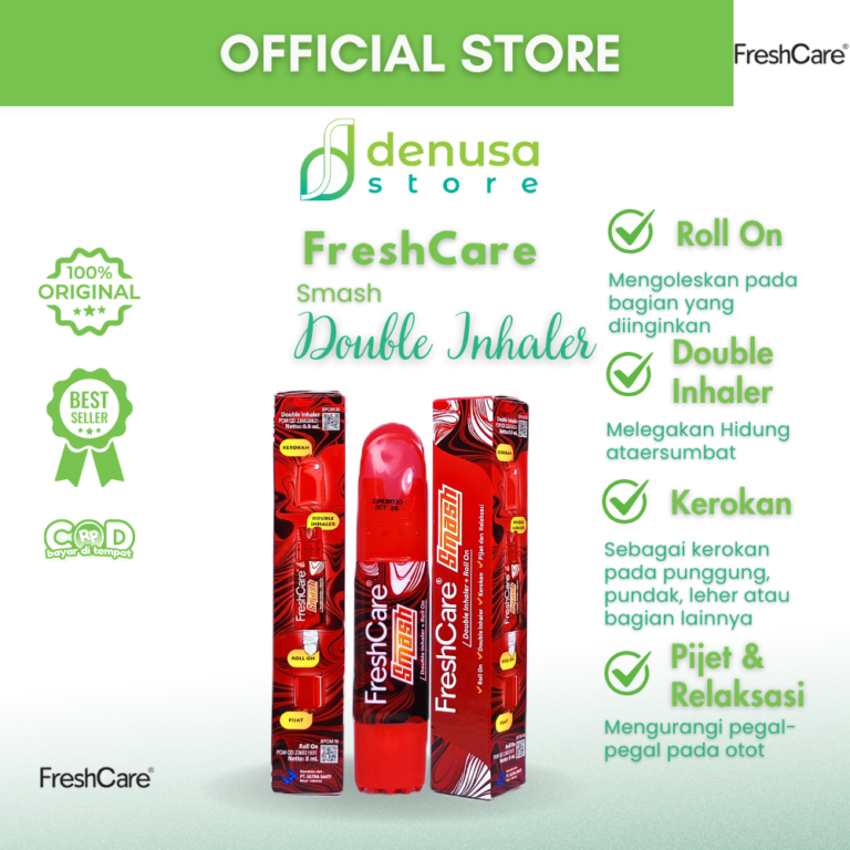 FreshCare Smash Double Inhaler 0.9 ml + Roll On 8ml - Denusa Store