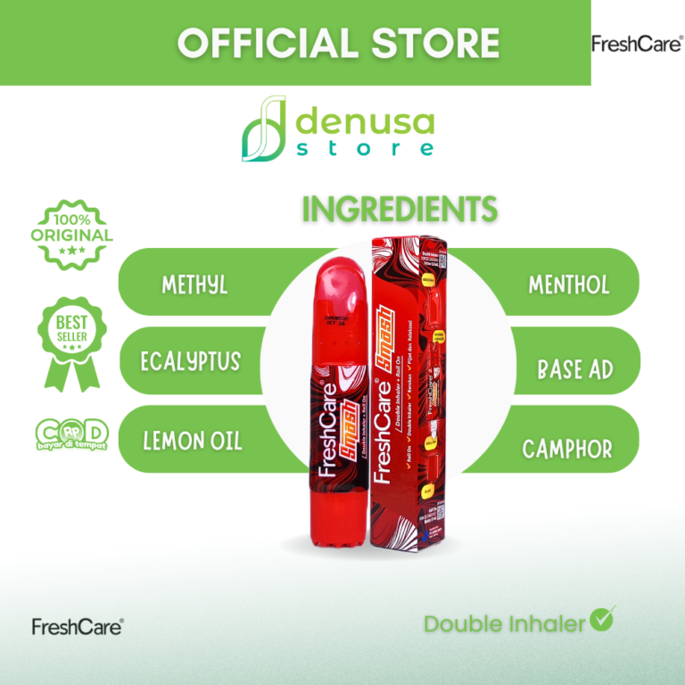 FreshCare Smash Double Inhaler 0.9 ml + Roll On 8ml - Denusa Store