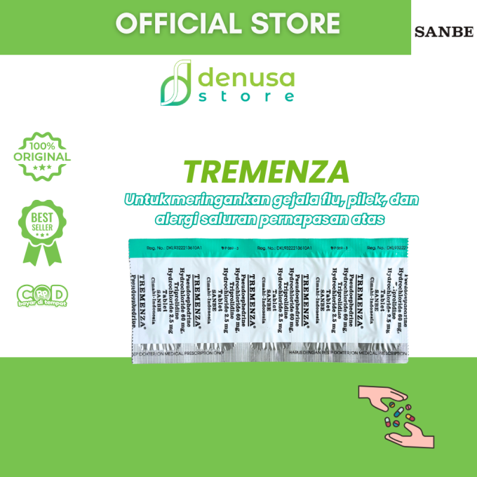 TREMENZA Tablet 1 Strip 10 Tablet - Denusa Store