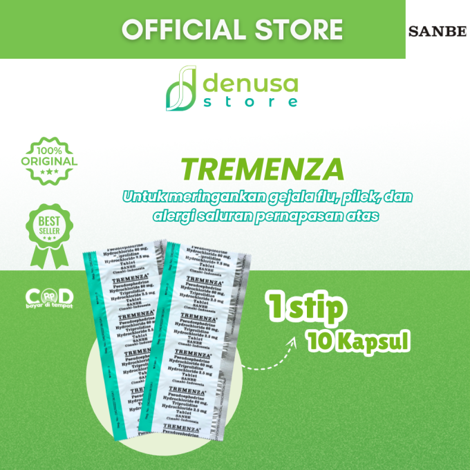 TREMENZA Tablet 1 Strip 10 Tablet - Denusa Store