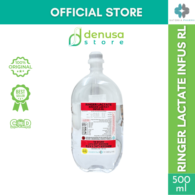 SATORIA PHARMA Ringer Lactate Infus RL 500ml - Denusa Store